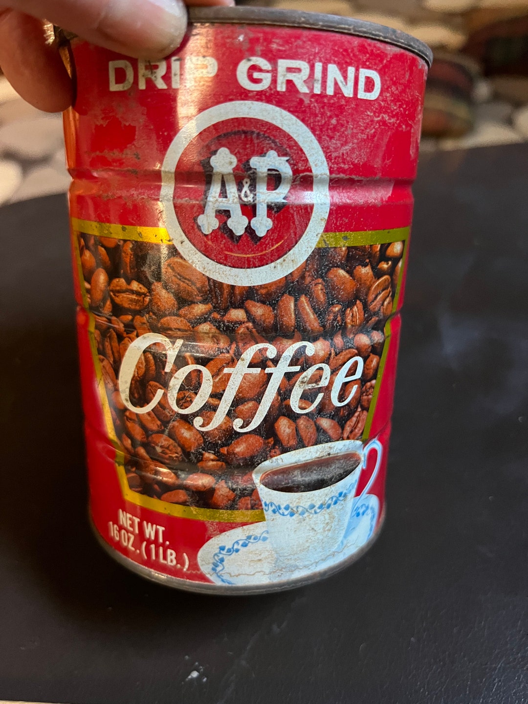 A & P Coffee Can Collectible Tin, Vintage Kitchen Display - Etsy