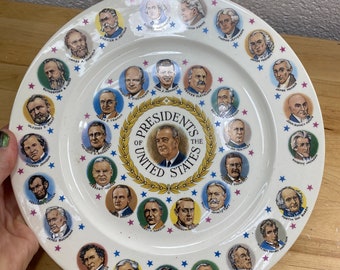 Presidential Plate | Etsy