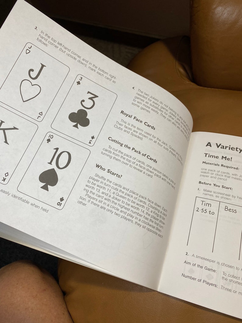 The Great Card Games Book by Heather Ruth Mackie - Etsy