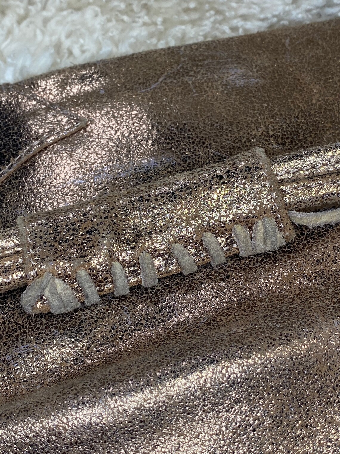 Gold Leather Purse Boho Style Clutch Handbag Mod Fashion Bag - Etsy