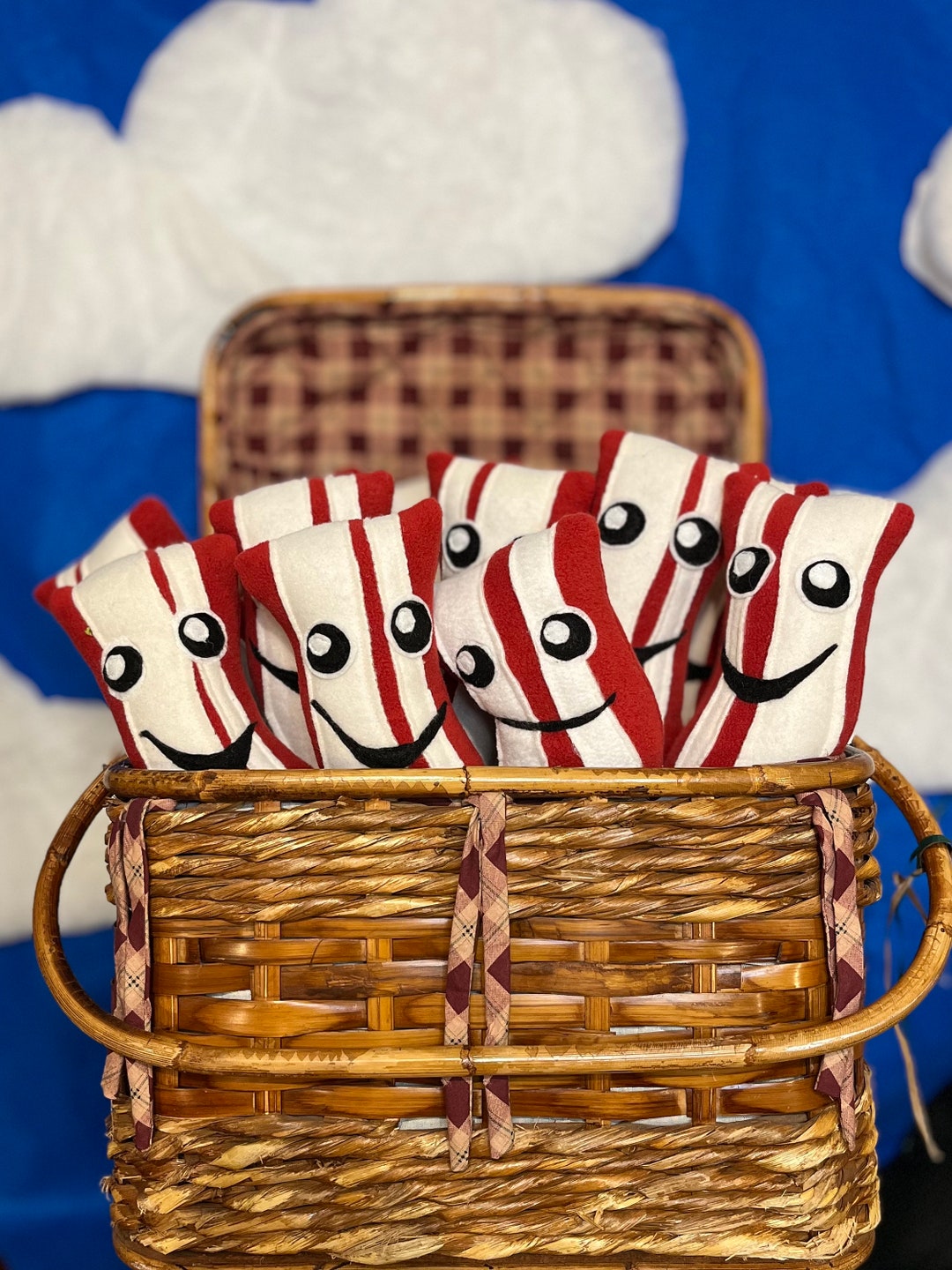 Small Bacon Plushie - Etsy