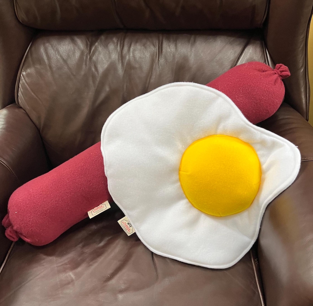 Breakfast Sausage -N- Eggs - Rise and Shine Pillows! - Etsy