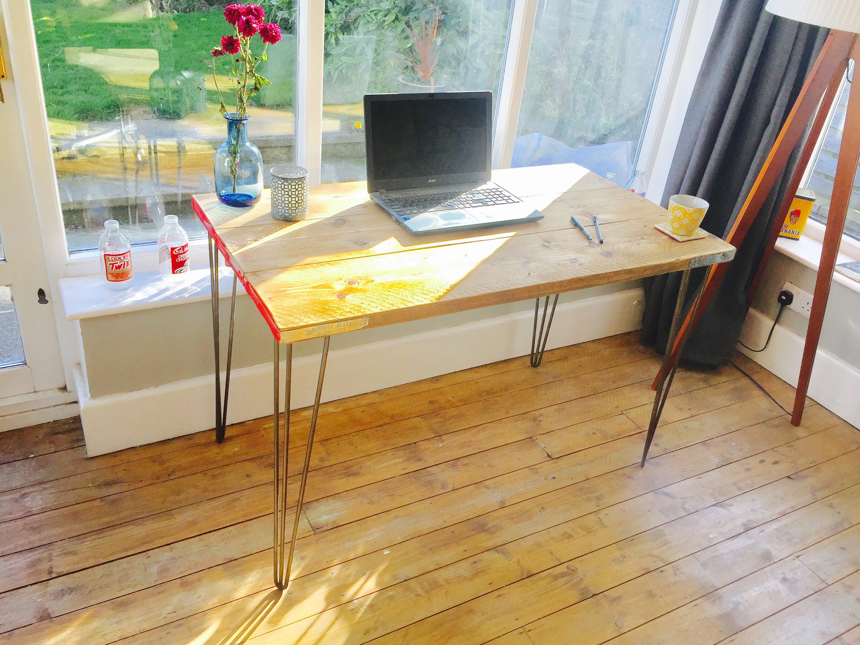 Industrial Desk Scaffold Desk Reclaimed Wood Desk | Etsy