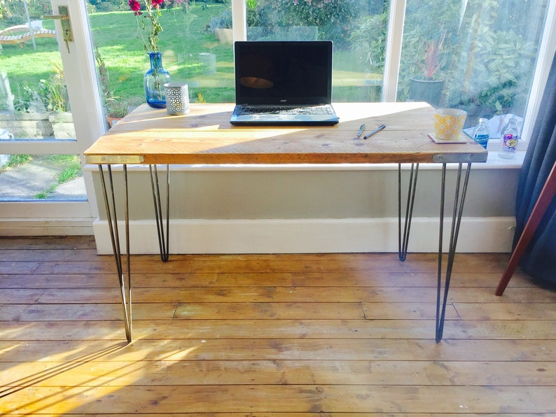Industrial desk scaffold desk reclaimed wood desk | Etsy