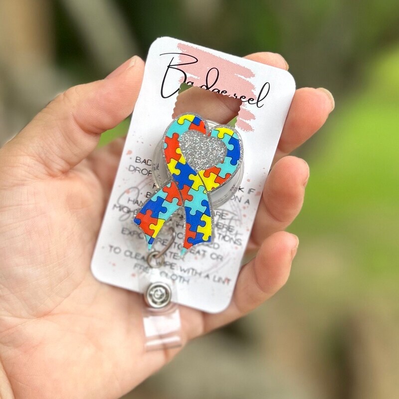 Autism Badge Reel - Etsy