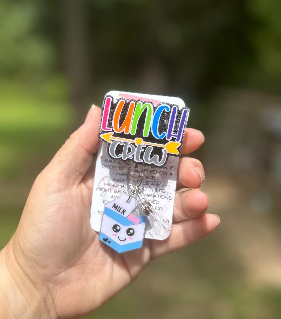 Lunch Crew Badge Reel, ID Holder, Lanyard, School Staff, Teacher - Etsy