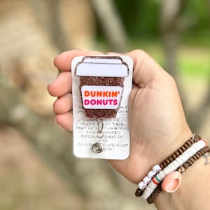 Dunkin Badge Reel - Etsy