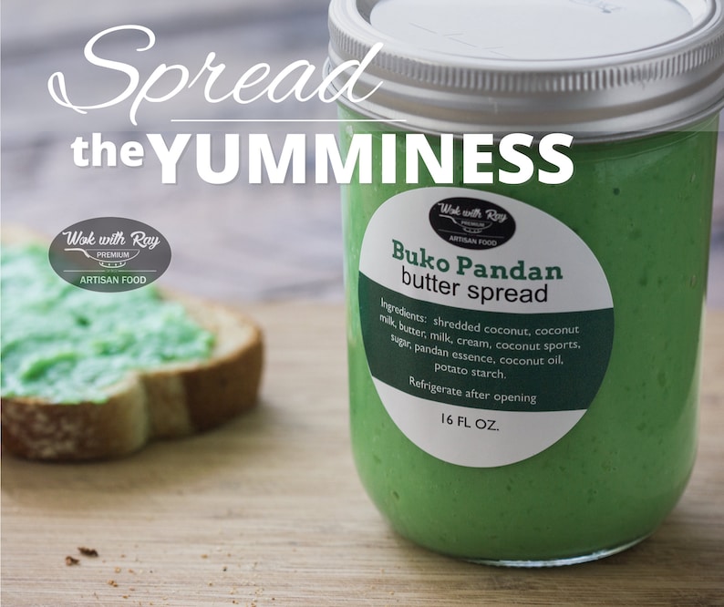 Handmade Buko Pandan Butter Spread – Filipino Dessert, Tropical Treat ...