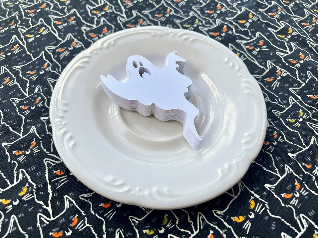 Ghost Paper Die Cuts, Halloween Décor, DIY Spooky Ghost Silhouette - Etsy