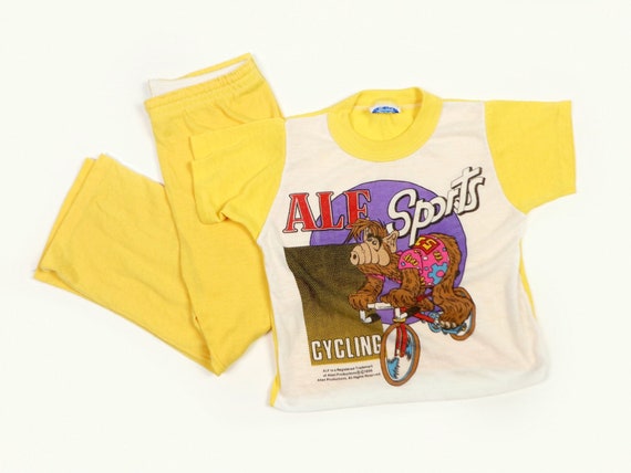 Alf Sports Pajama Set 1980s Vintage - Etsy