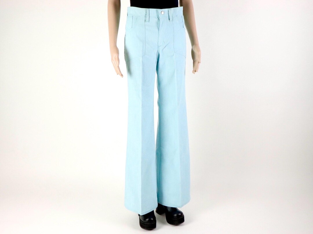 Light Blue Wrangler Flare Jeans, 1970s Vintage - Etsy