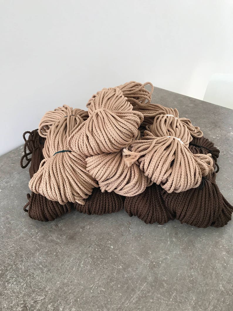 4mm Macrame Cord Macrame Polyester Rope Crochet Rope - Etsy