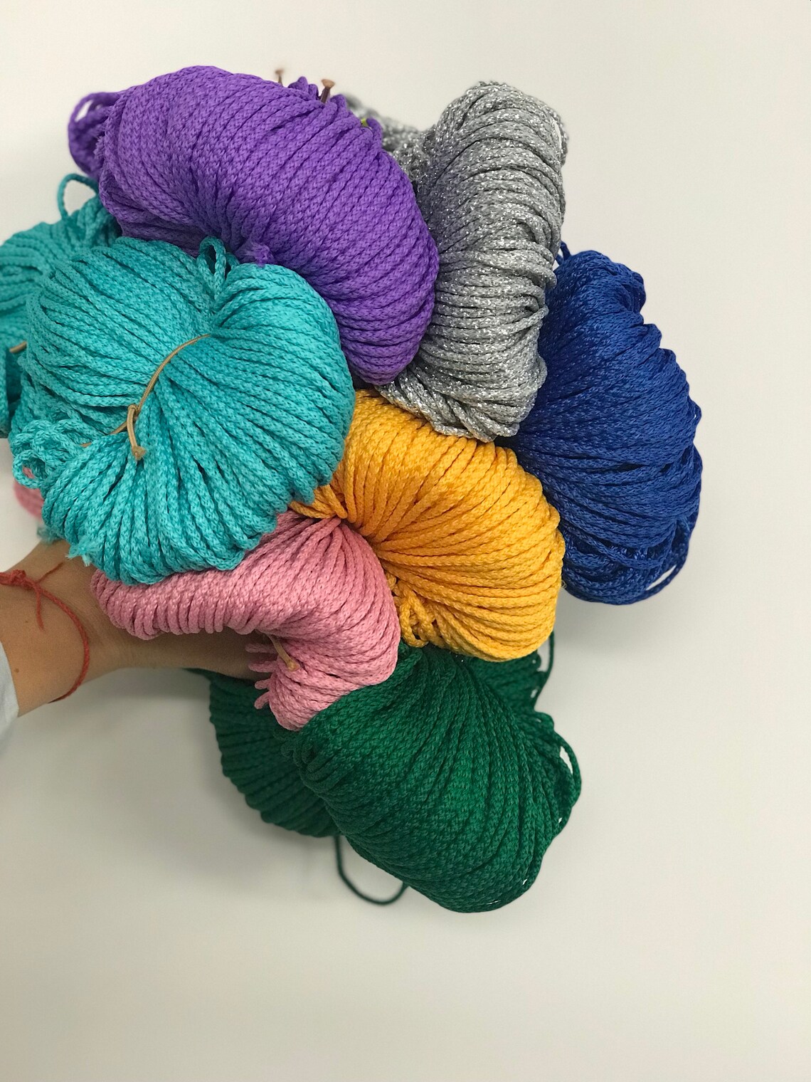 Macrame Cord Colored Macrame Cord 3mm Chunky Polyester Cord - Etsy