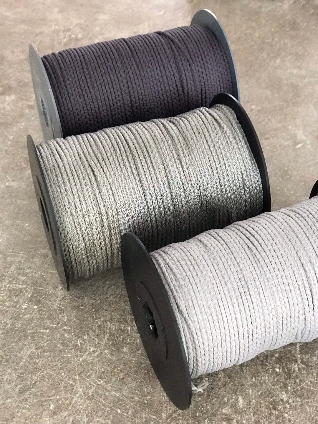 3mm Macramé Cord, Gray Macramé Rope, Polyester Yarn 3 Mm, Macramé ...