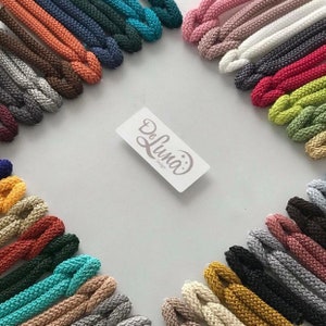 Macrame Rope 5mm Polyester Cord, Knitted Cord, Crochet Rope Knot Cord ...