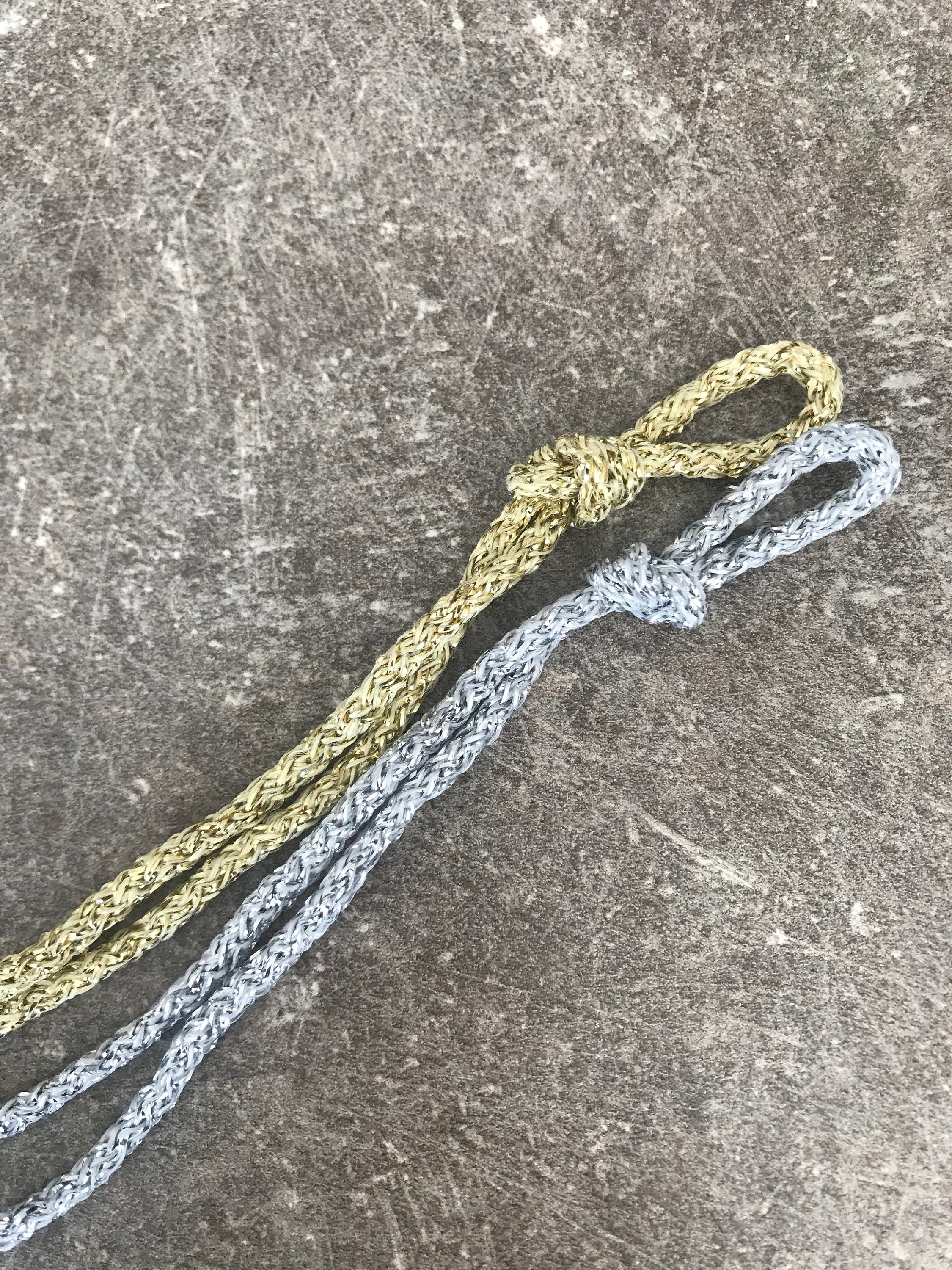 Silver Lurex Cord 3mm Lurex Cord Macrame Lurex Cord Lurex - Etsy
