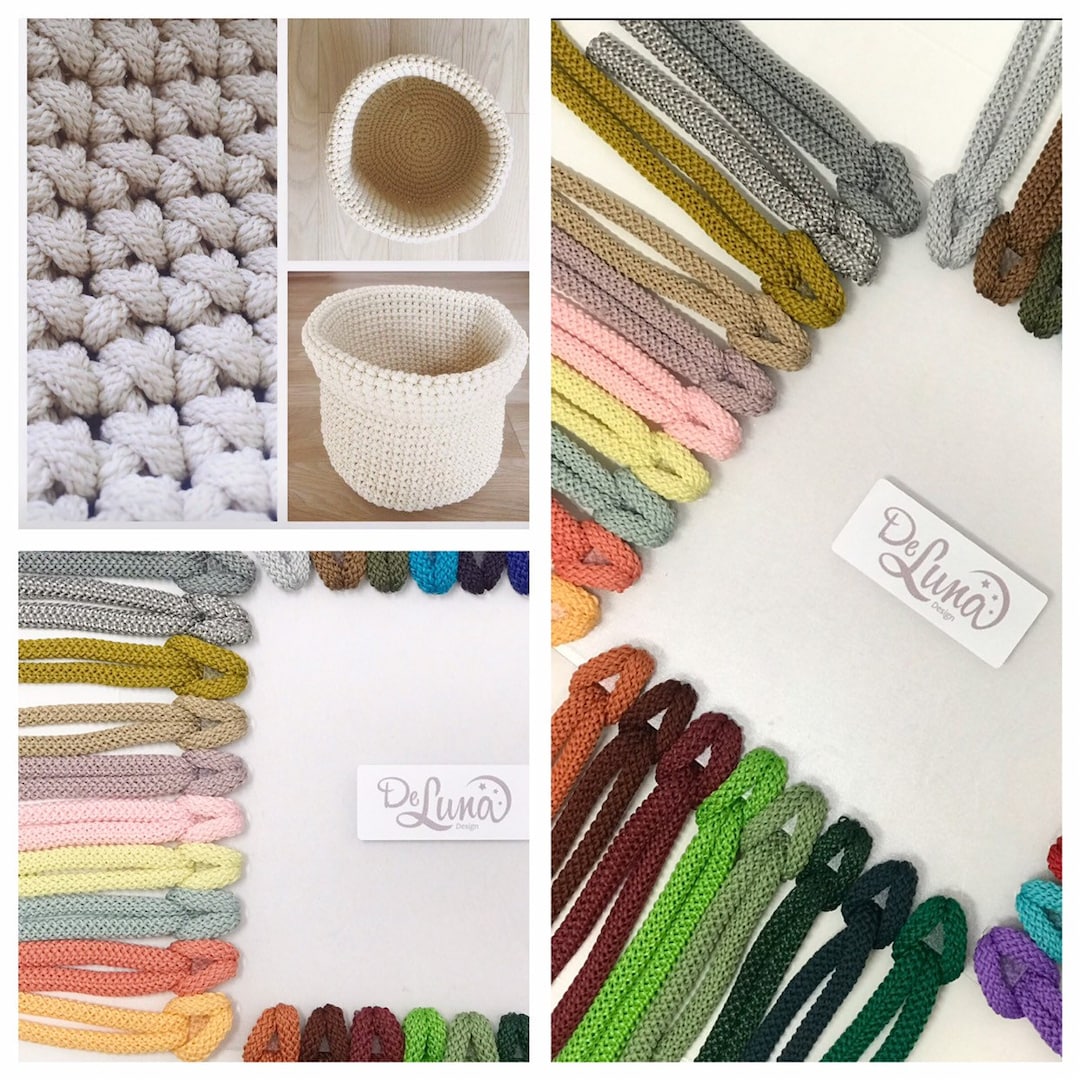 Macramé Cord, Textile Cord 6mm, Crochet Rope, Craft Cord, Macramé Rope ...