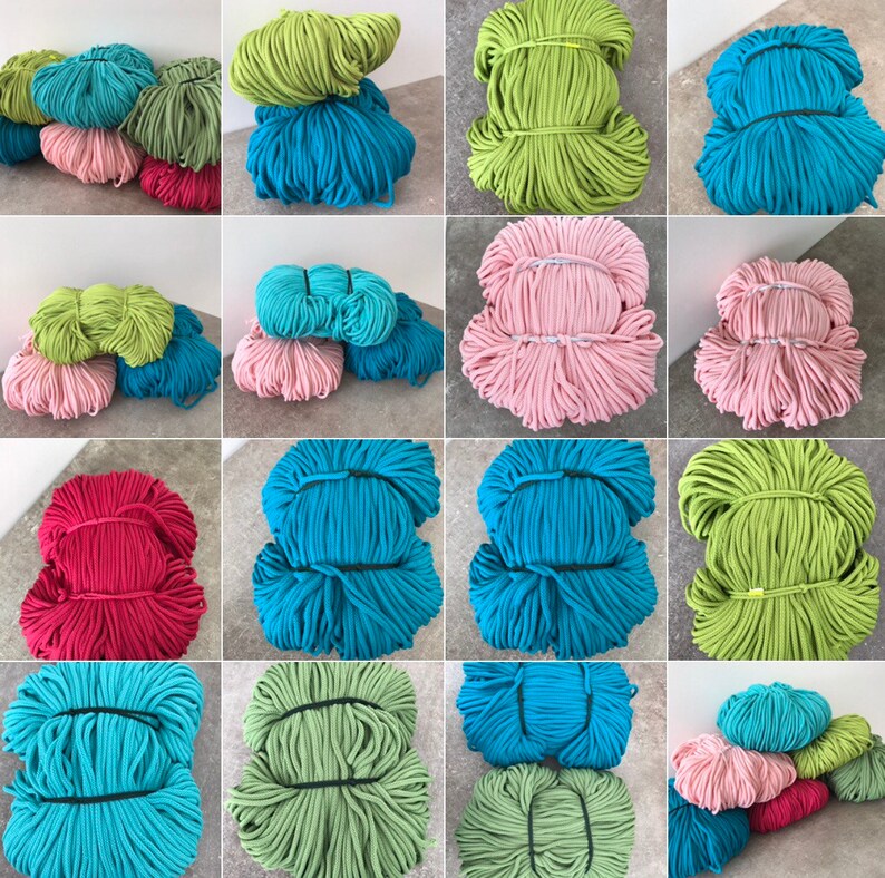 6mm Macrame Polyester Cord Braided Macrame Rope Macrame - Etsy