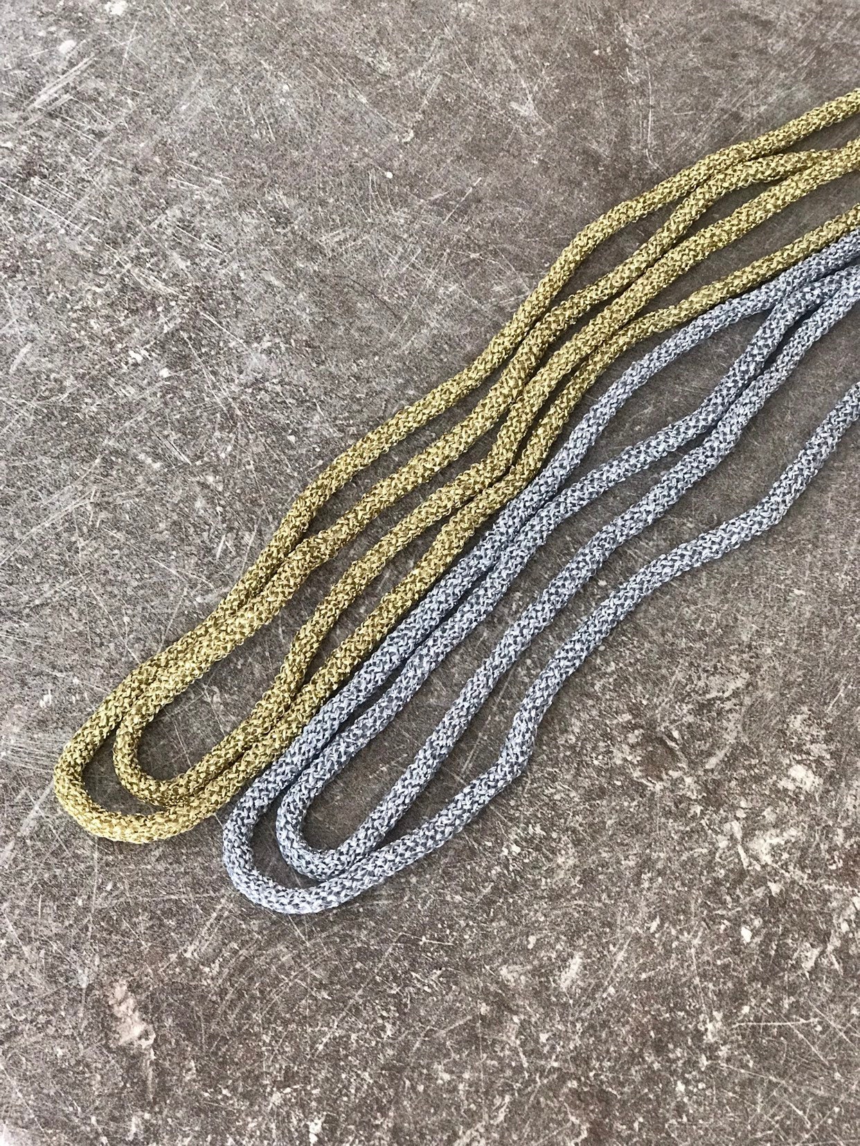6mm Lurex Silver Cord Macrame Cord Lurex Lurex Cord Rope - Etsy