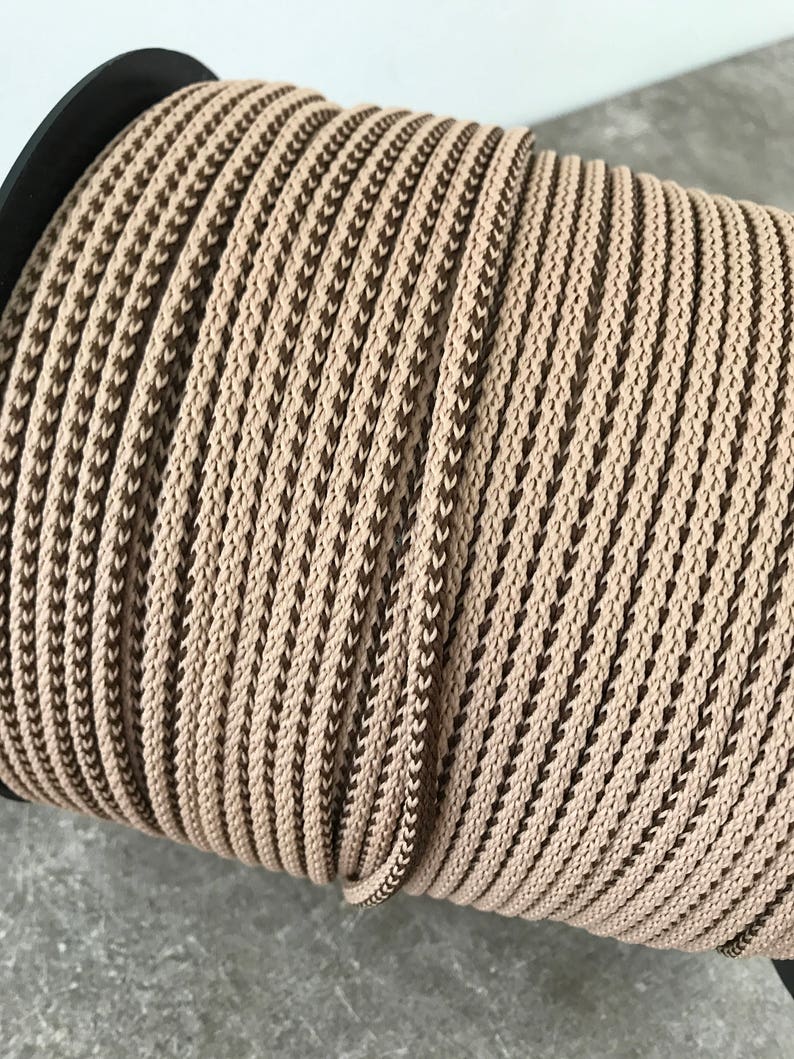6mm Macrame cord 200 meters macrame string brown soft cord | Etsy