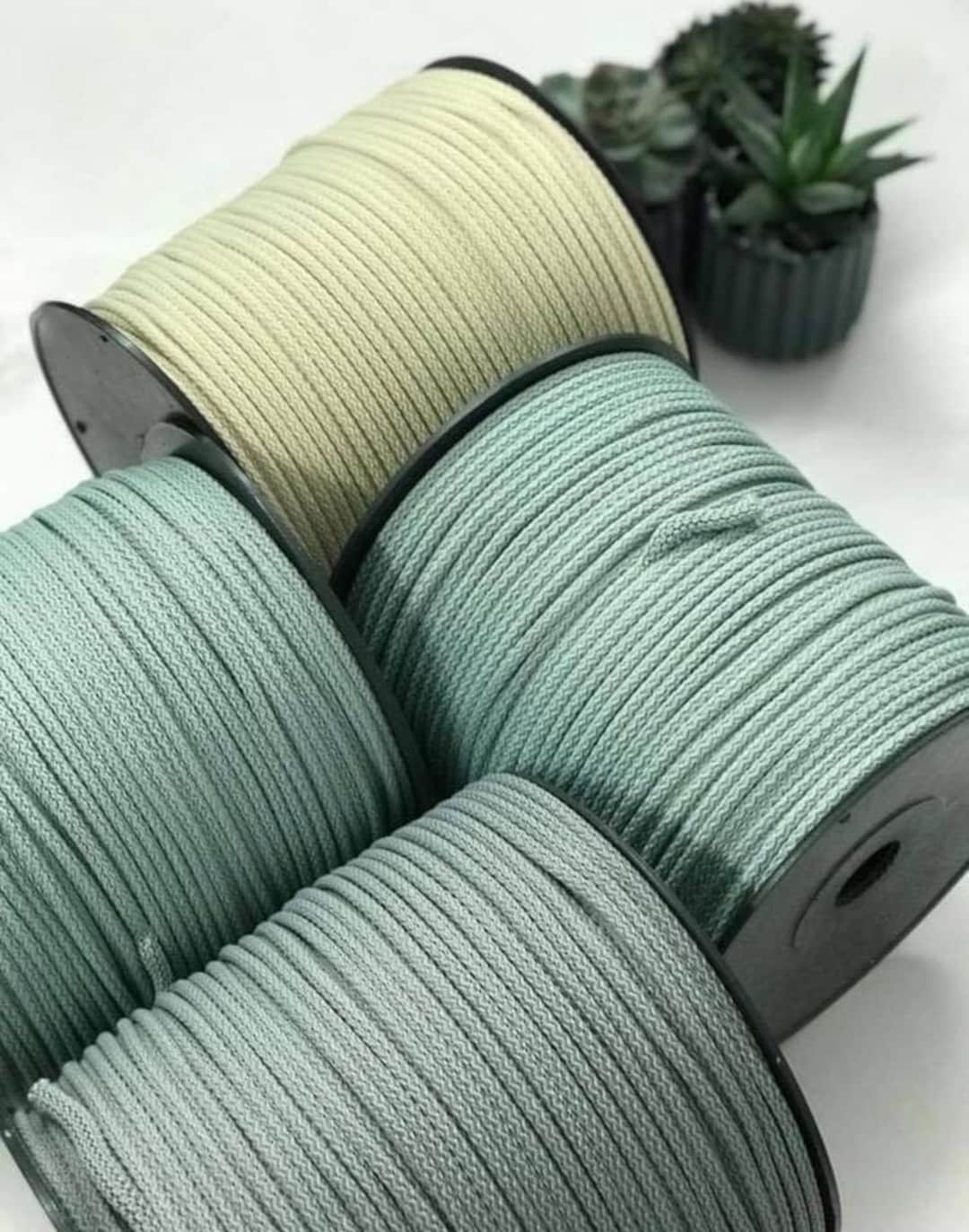 6mm Polyester Macrame Cord: Crochet & DIY Project Yarn - Etsy