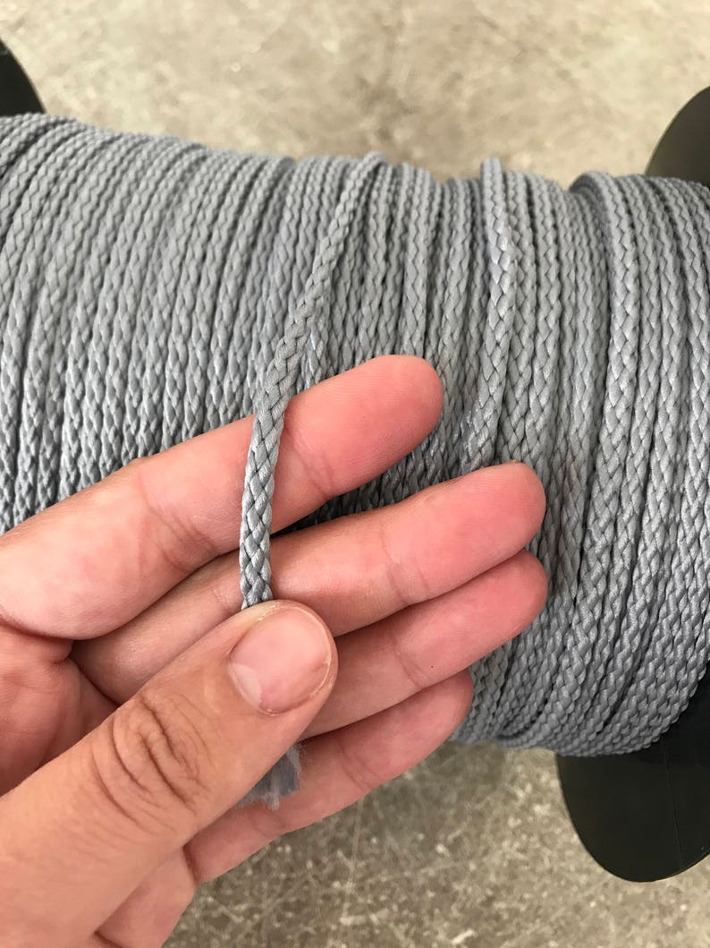 4mm Macramé Cord Gray Cord Macramé Strong Polyester Rope - Etsy