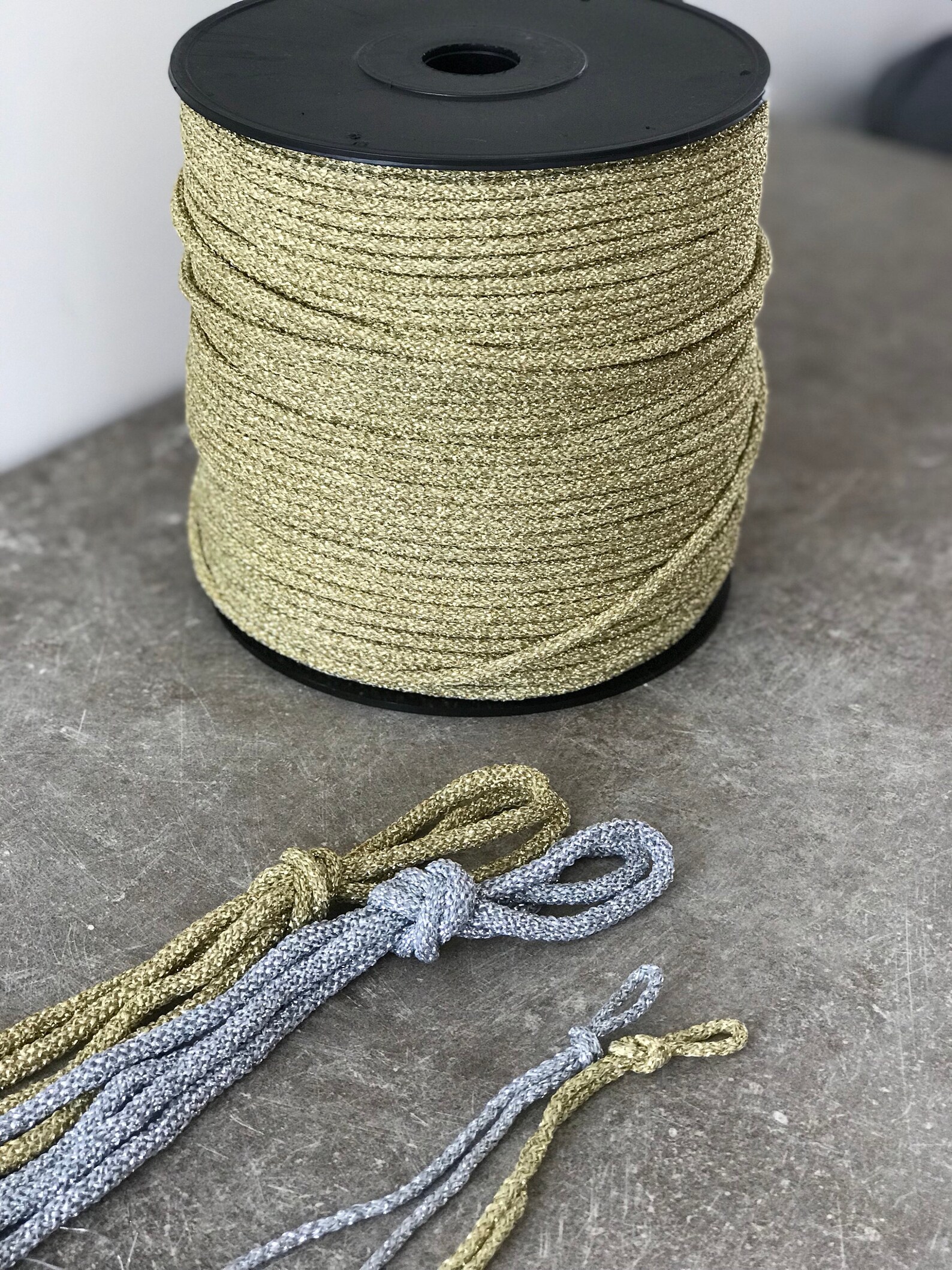 6mm Lurex Silver Cord Macrame Cord Lurex Lurex Cord Rope - Etsy