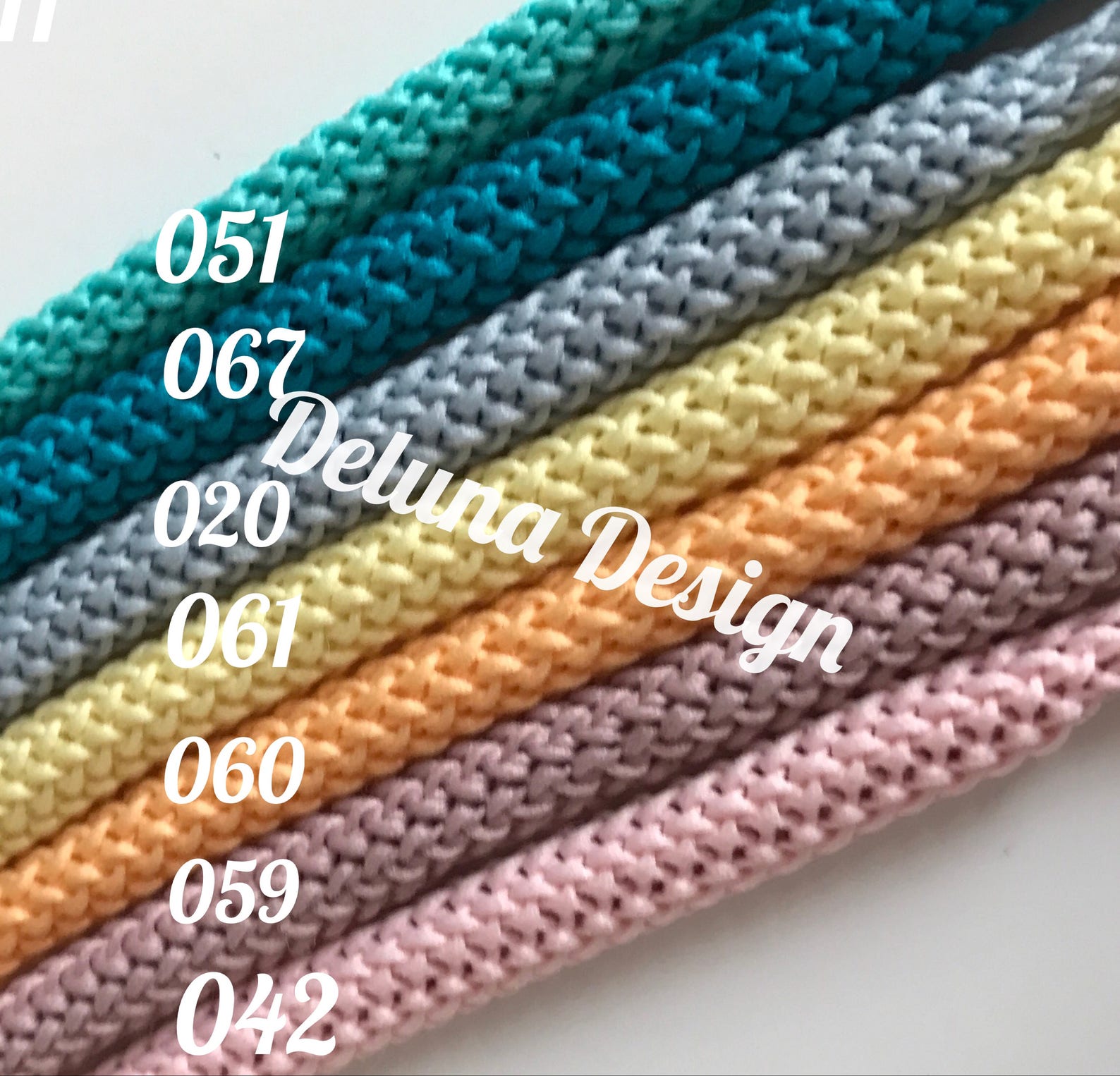 Cordon au crochet, corde à tricoter, fil de corde, cordon pour ...