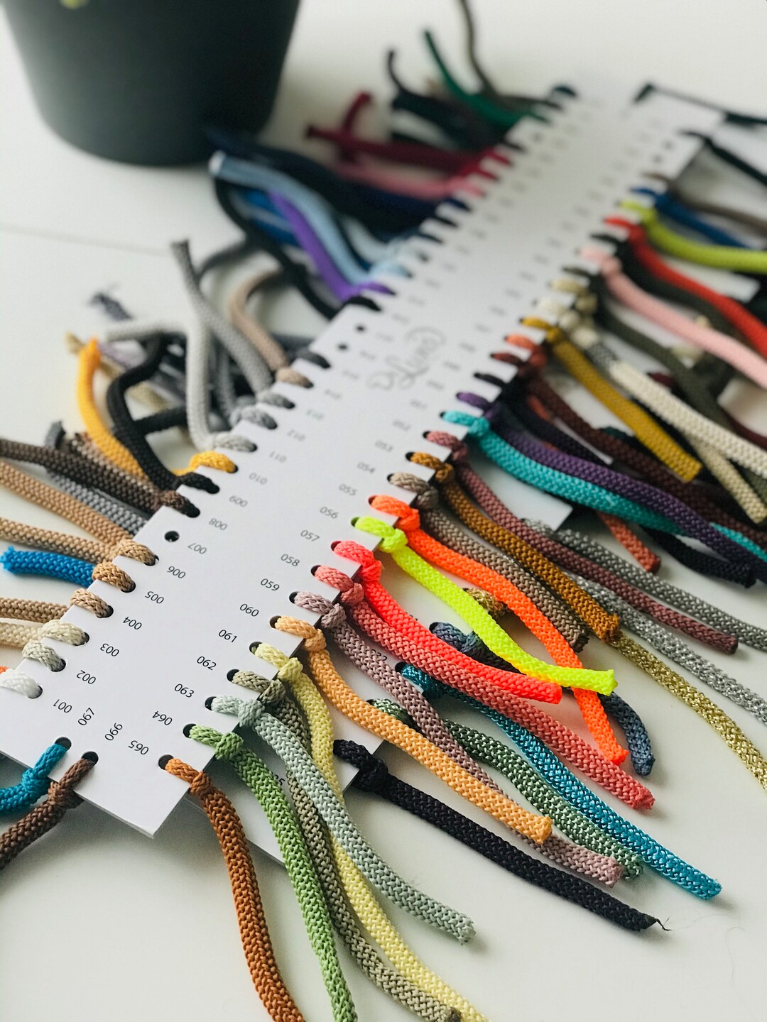 Macrame Cord, Sample Card Set, Macrame Sample Card - Etsy