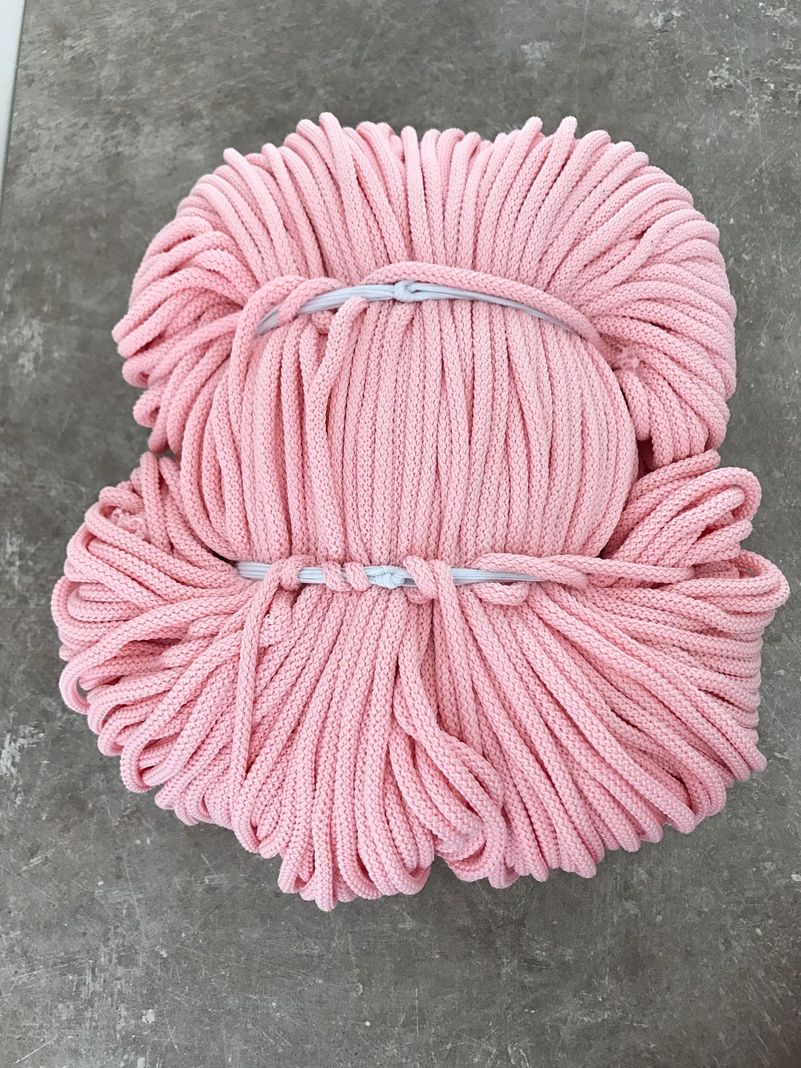 Pink Nylon Cord 6mm Macrame Cord 50 M. Macrame Cord for Your | Etsy