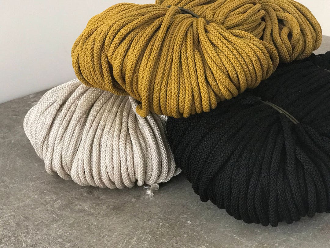 6mm Macrame Cord: Bulk Polyester Rope for Crochet & Weaving - Etsy