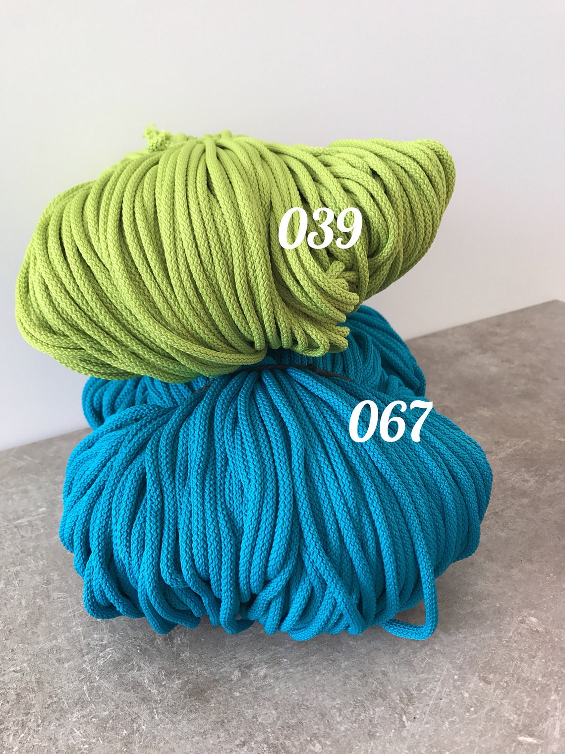 6mm Macrame Polyester Cord Braided Macrame Rope Macrame - Etsy