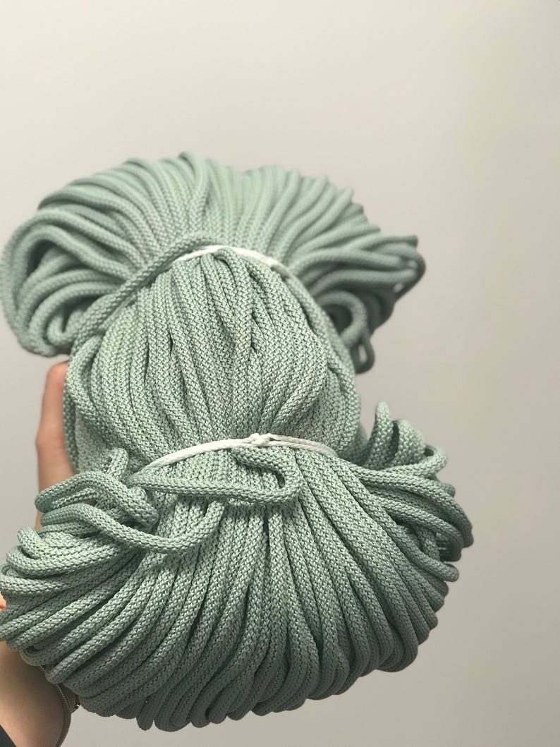 Macrame Cord 6 Mm Macrame String 656 Ft Craft Cord Rug | Etsy