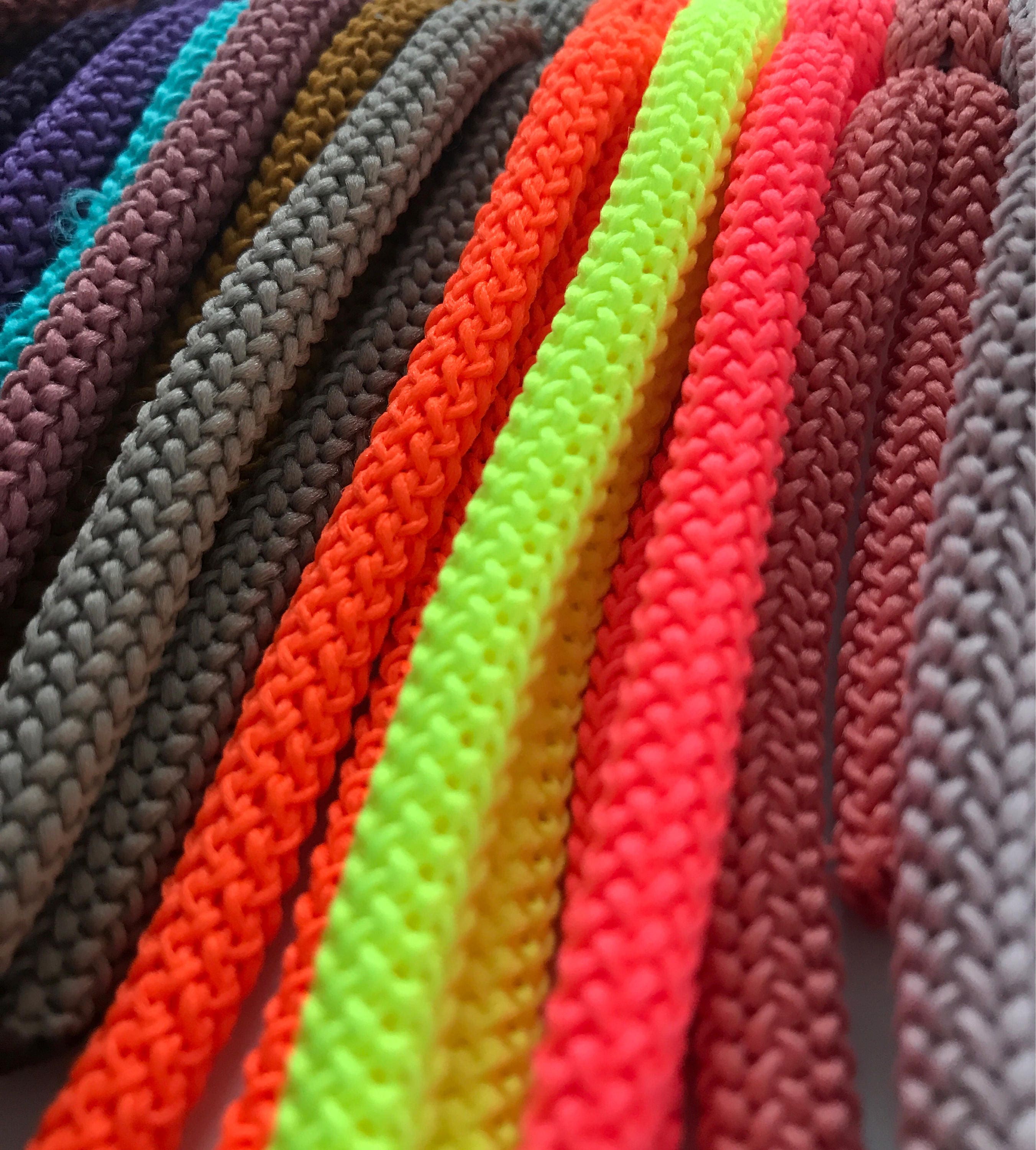 Macrame 6mm Cord Braided Nylon Strong Cord Soft Colored | Etsy