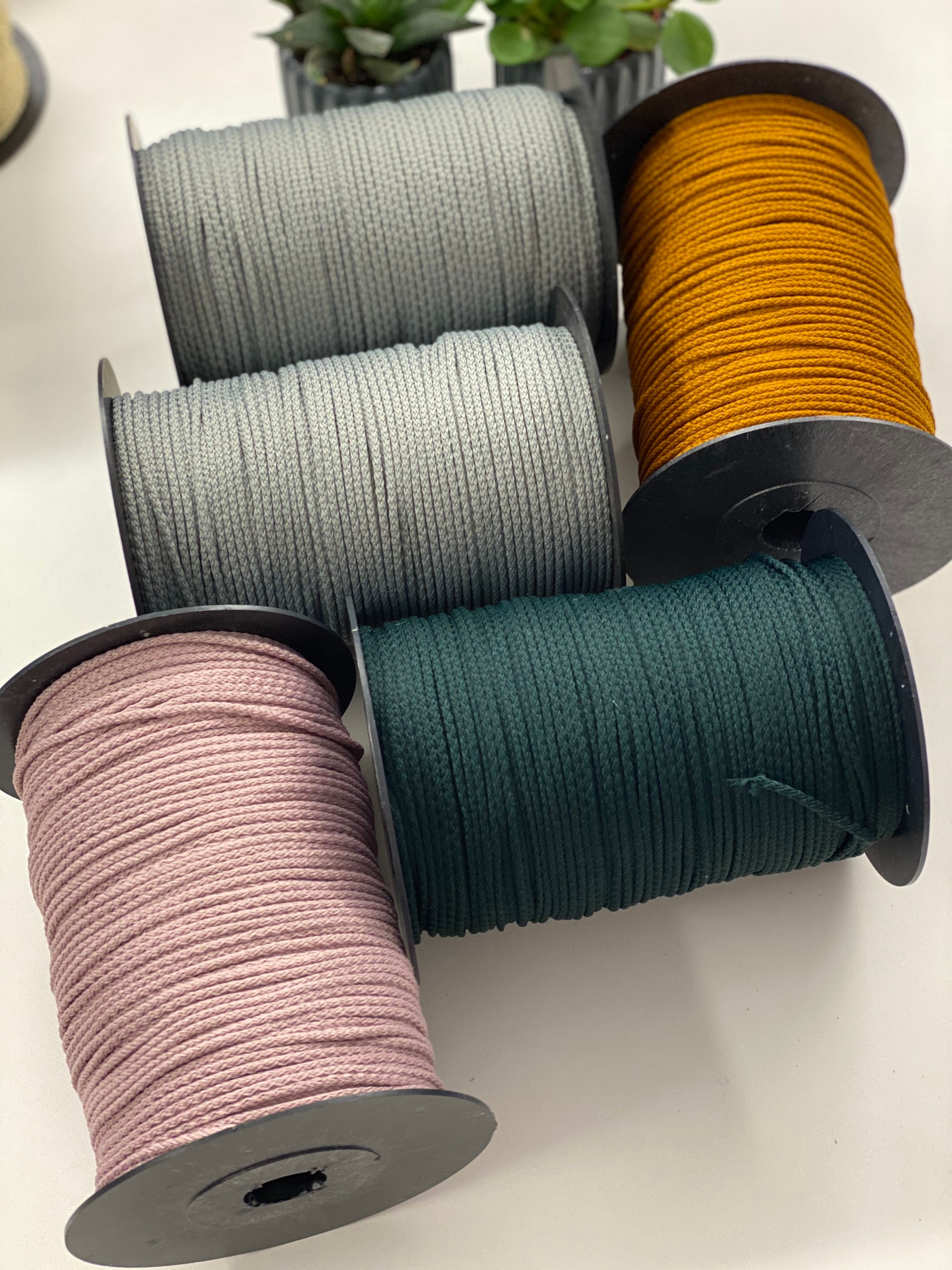 Macrame rope 3mm macrame cord rope polyester cord rope | Etsy