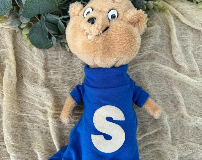 1983 Simon Plush Alvin and the Chipmunks CBS Toy | Retro 80s Movie Toy ...