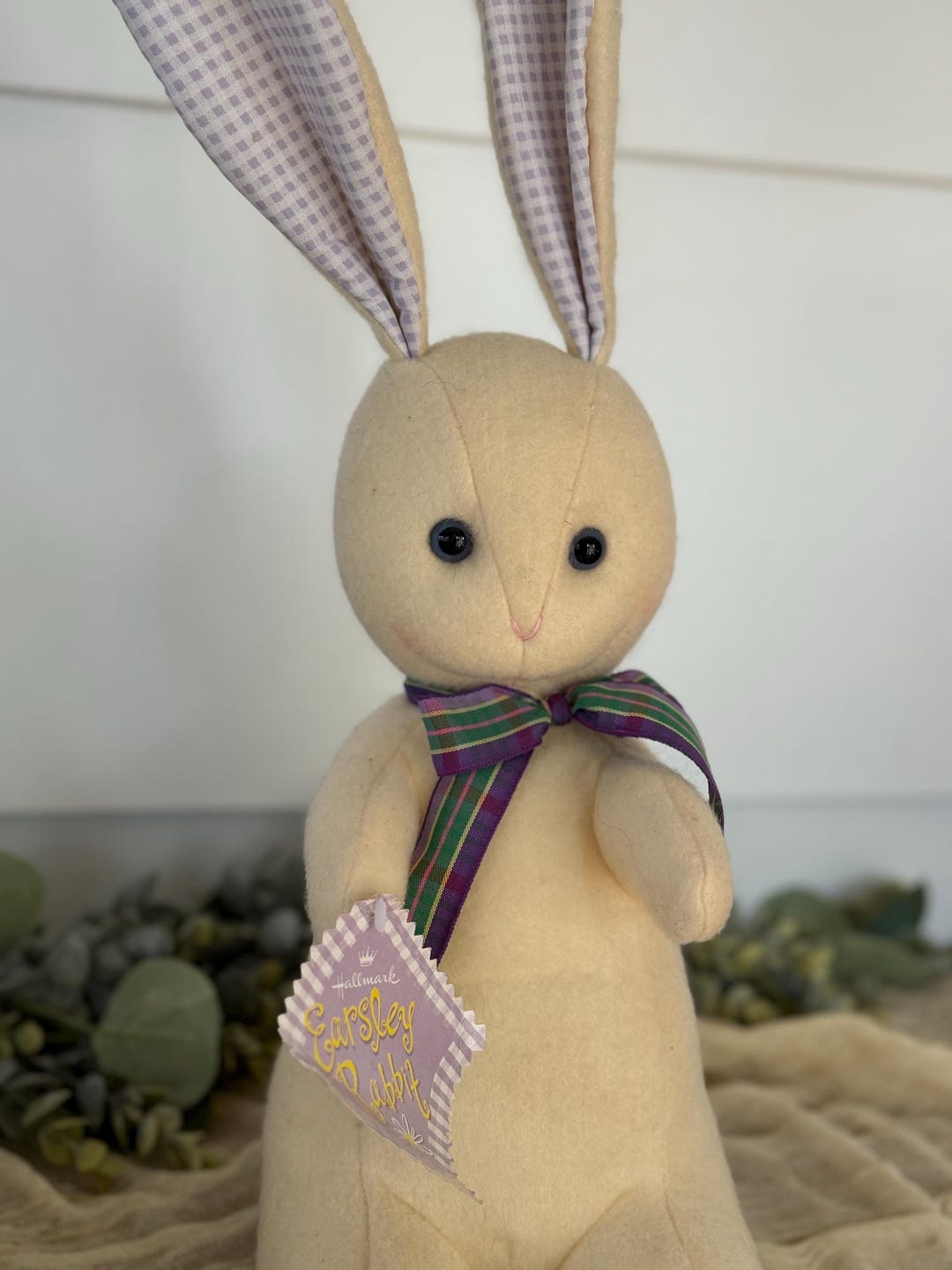 18” Hallmark Cards Earsley Rabbit Plush Bunny Stuffed Animal Easter ...