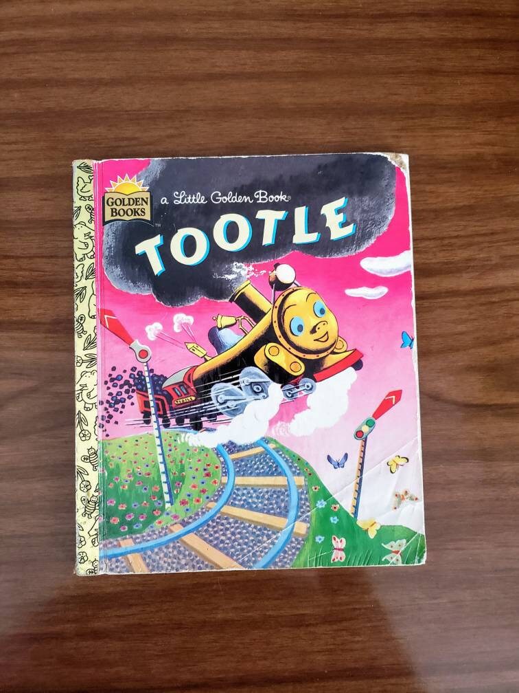1973 Tootle by Gertrude Crampton A Golden Book Vintage Train - Etsy