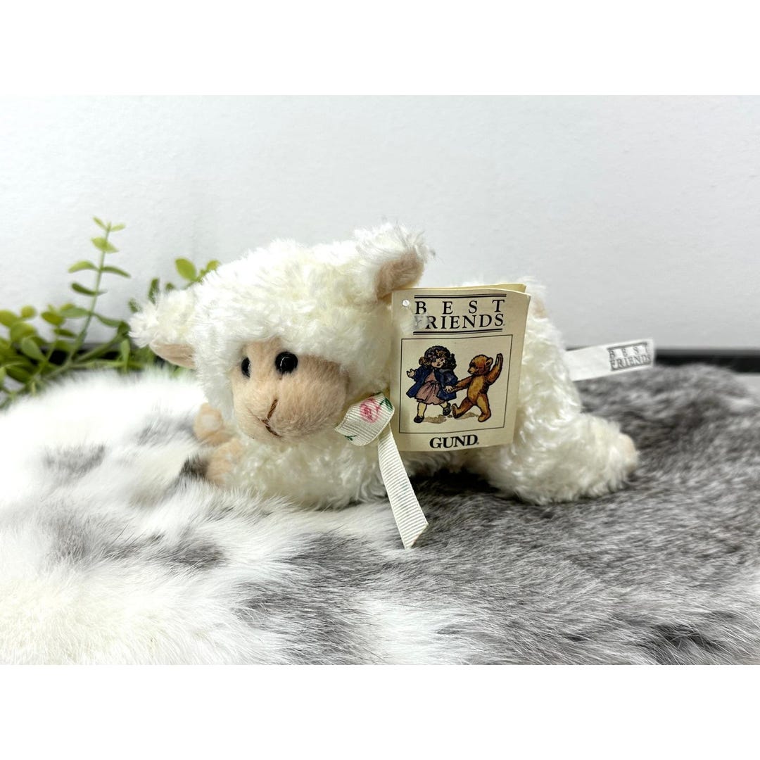 Vintage Best Friends by Gund Lamb Sheep Small 1990s Giftware Stuffed ...