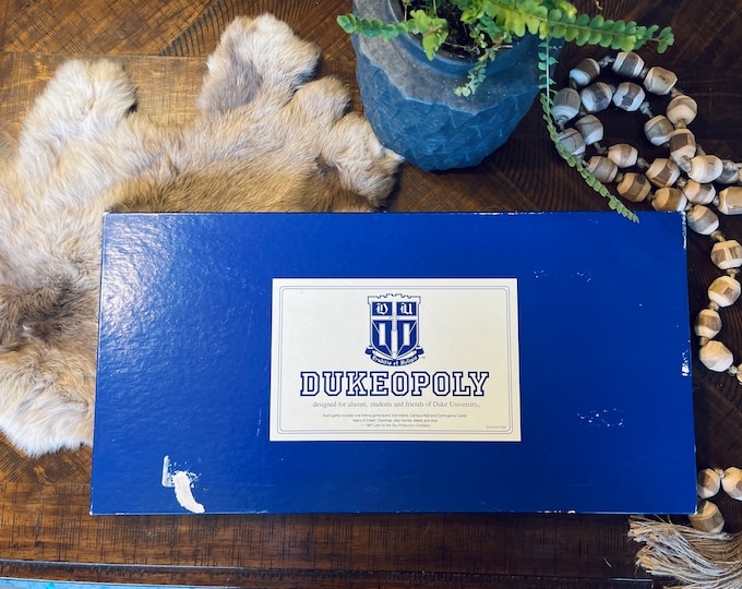 1987 Dukeopoly Board Game 2nd Edition Late for the Sky Duke University ...