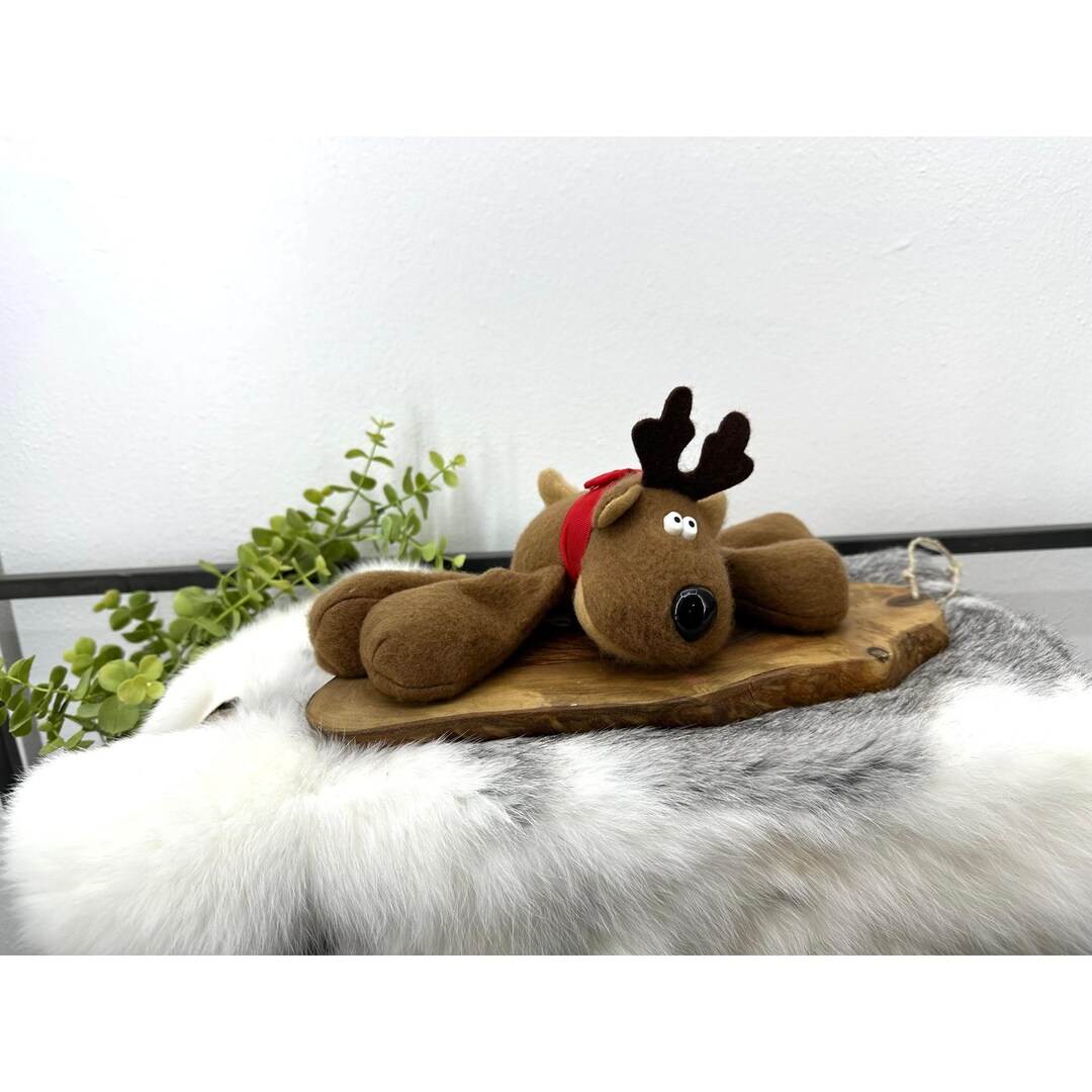 2000s Rodney Reindeer Hallmark Cards Holiday Plush Pellet Christmas - Etsy