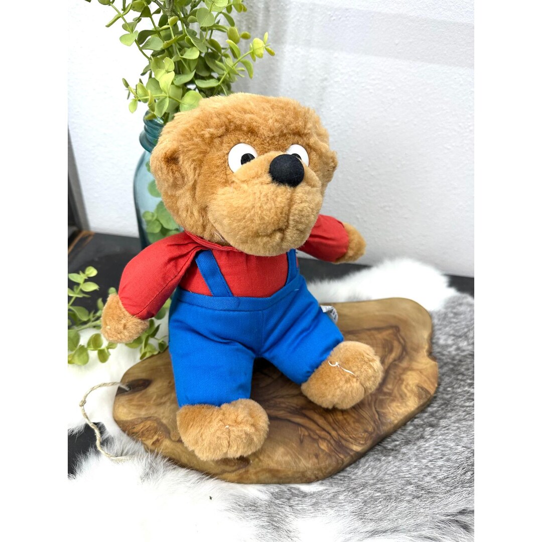 9" Brother Bear Berenstain Bear Vintage Stuffed Animal Book Companion ...