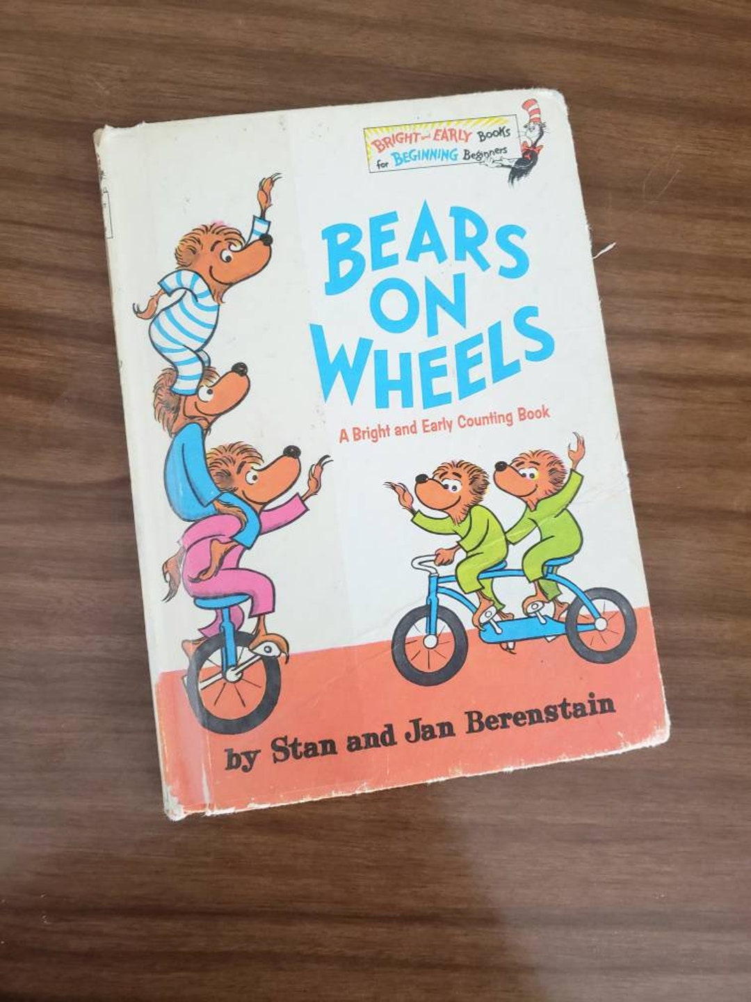 Bear on Wheels by Stan and Jan Berenstain | Vintage Bright Early - Etsy