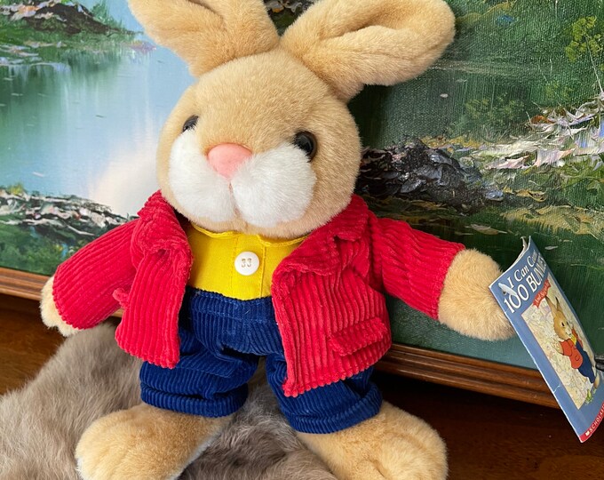 10” Wilbur Bunny | Plush Scholastic Sidekicks I Can Count 100 Bunnies ...