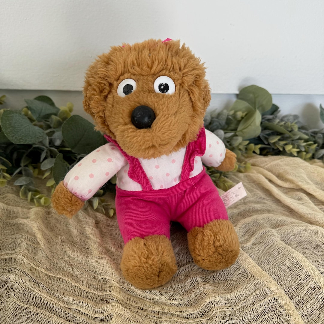 7” Sister Bear Berenstain Bears Stuffed Doll Bear Vintage 90s Book ...