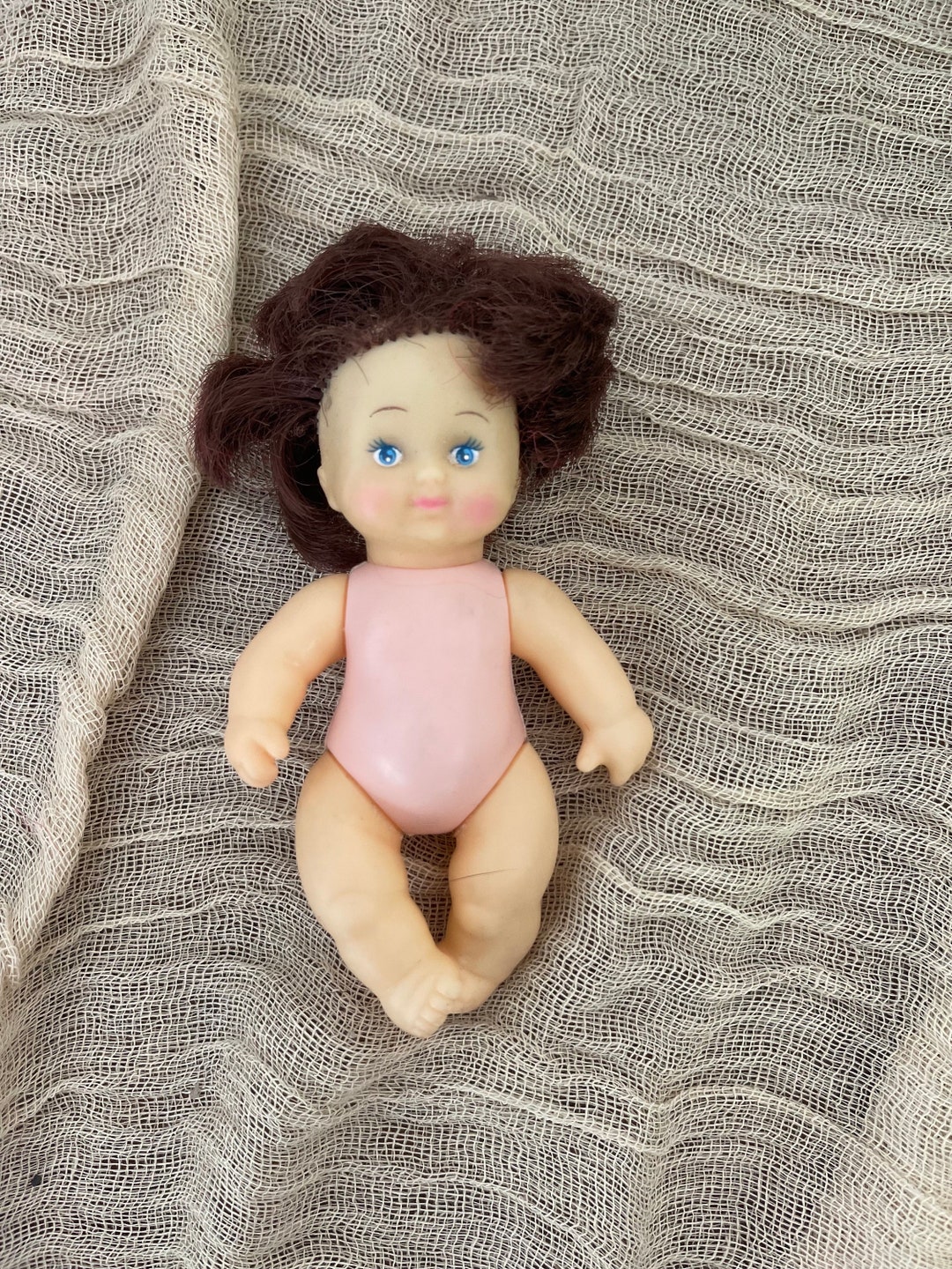 Lil Daisy Baby Doll Tara Toys 1980s Small Doll Jointed Brunette Bob ...