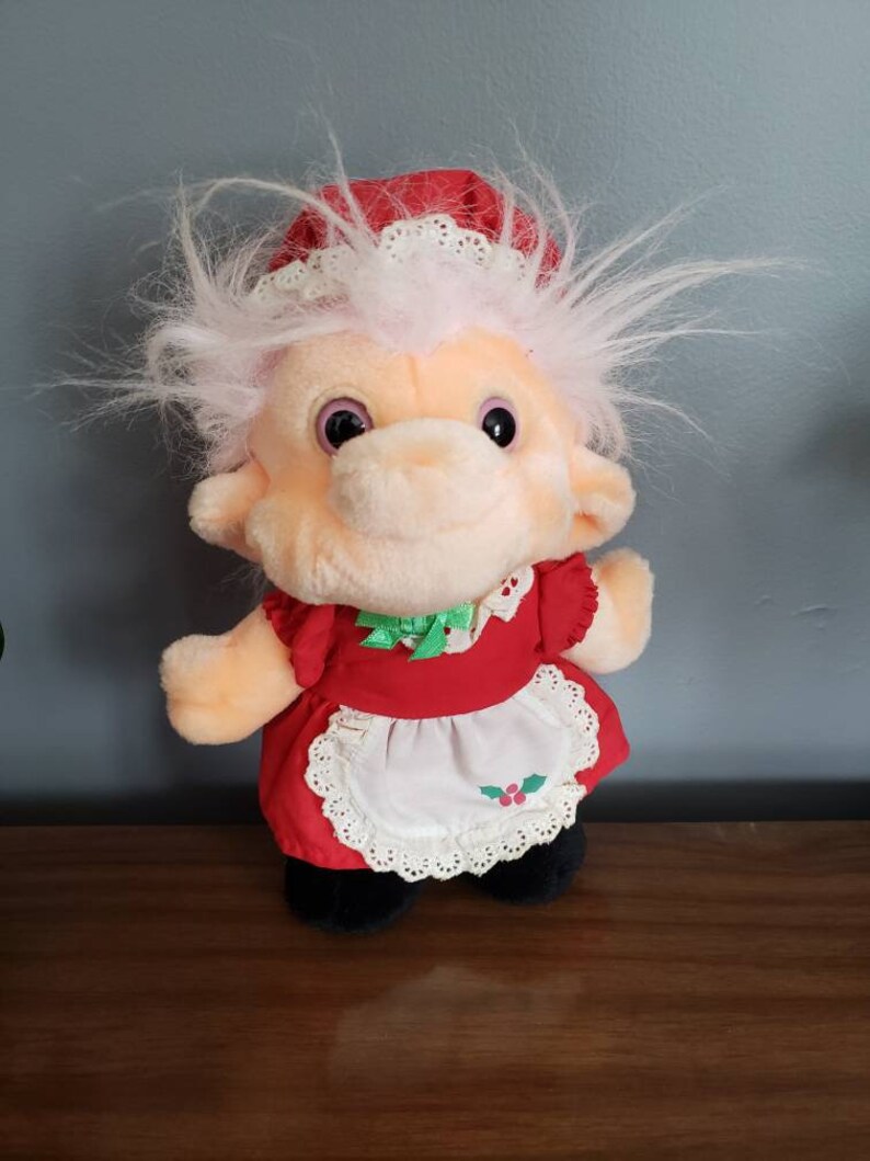 1992 Trolio Trolls Chosun Holiday Mrs. Claus vintage plush | Etsy