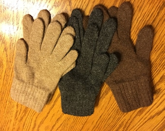 Alpaca Fingerless Gloves | Etsy