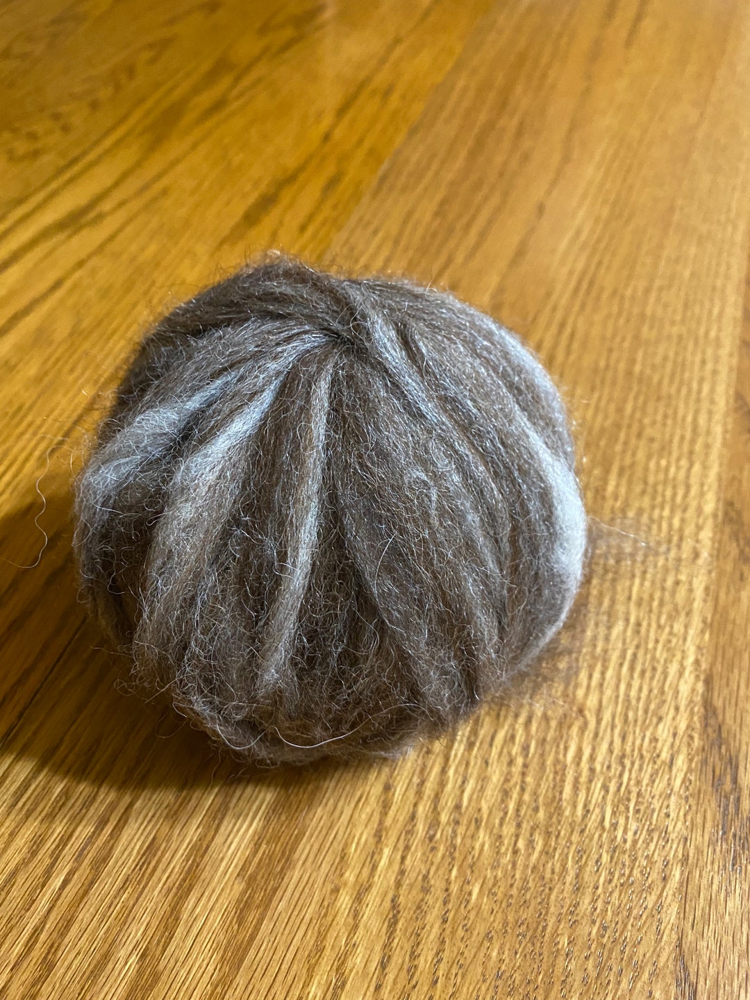 Alpaca Roving - Blended Dark Rose Gray - Etsy