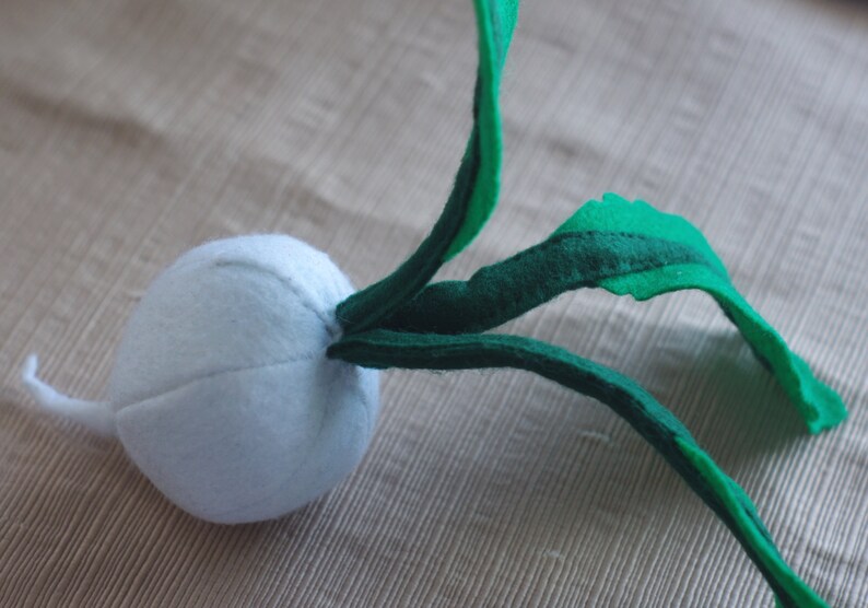 DIY Pattern - Realistic Waldorf Inspired, Felt Turnip Play Food Plush ...